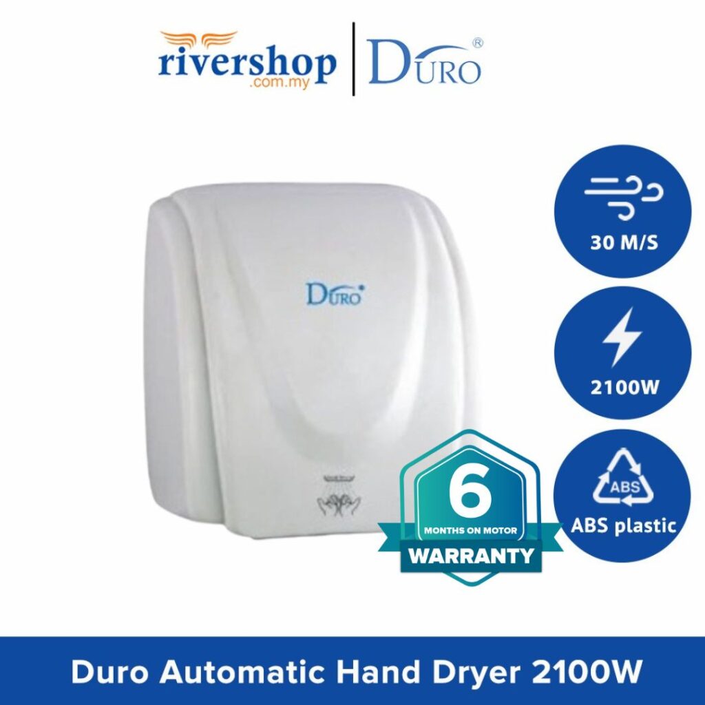 Duro HD-237 Automatic Hand Dryer 2100W / Household Hand Drier / Hand ...